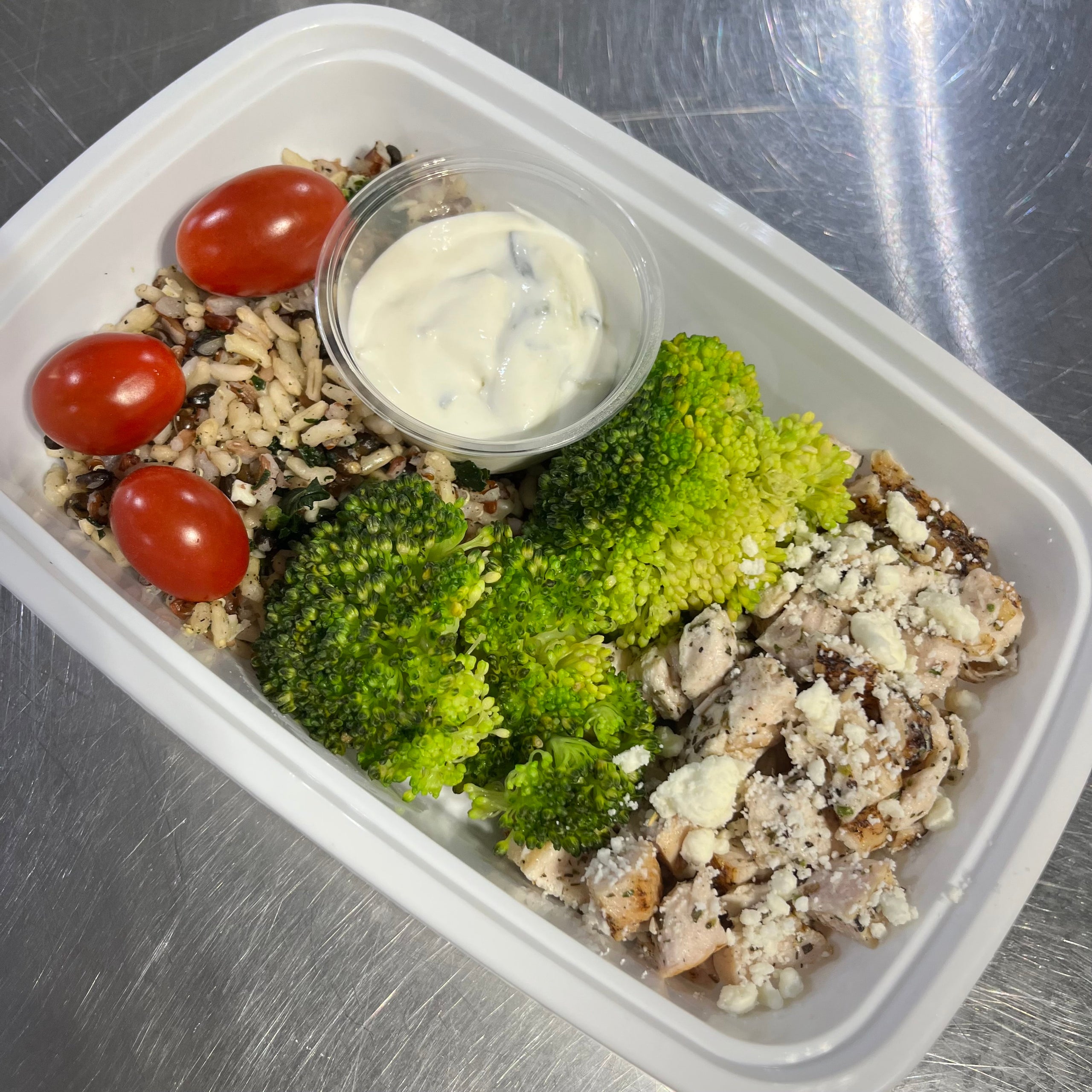 Greek Chicken Bowl | Moss Meals